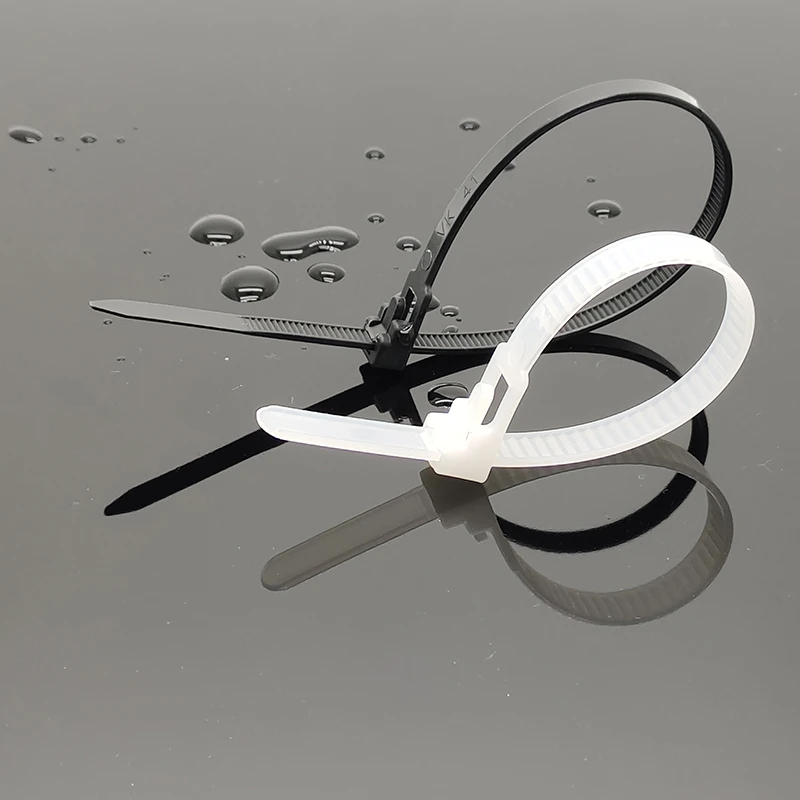 30/50/100pcs Releasable Nylon Cable Ties Width 5mm/8mm Reusable Plastic ...