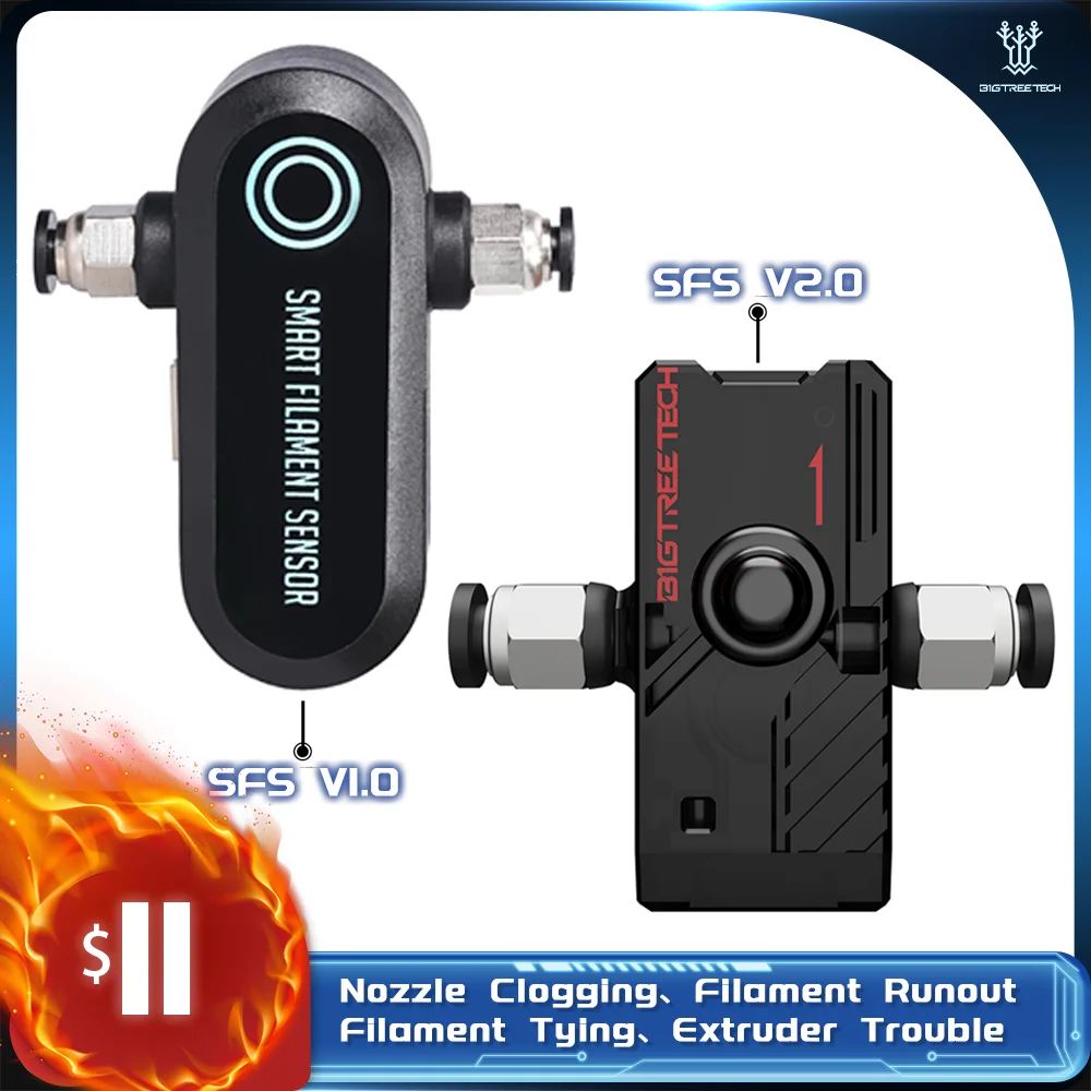 BIGTREETECH-Smart Filament Sensor, Break Detection Module, 3D Printer Parts for Voron 2.4 ...