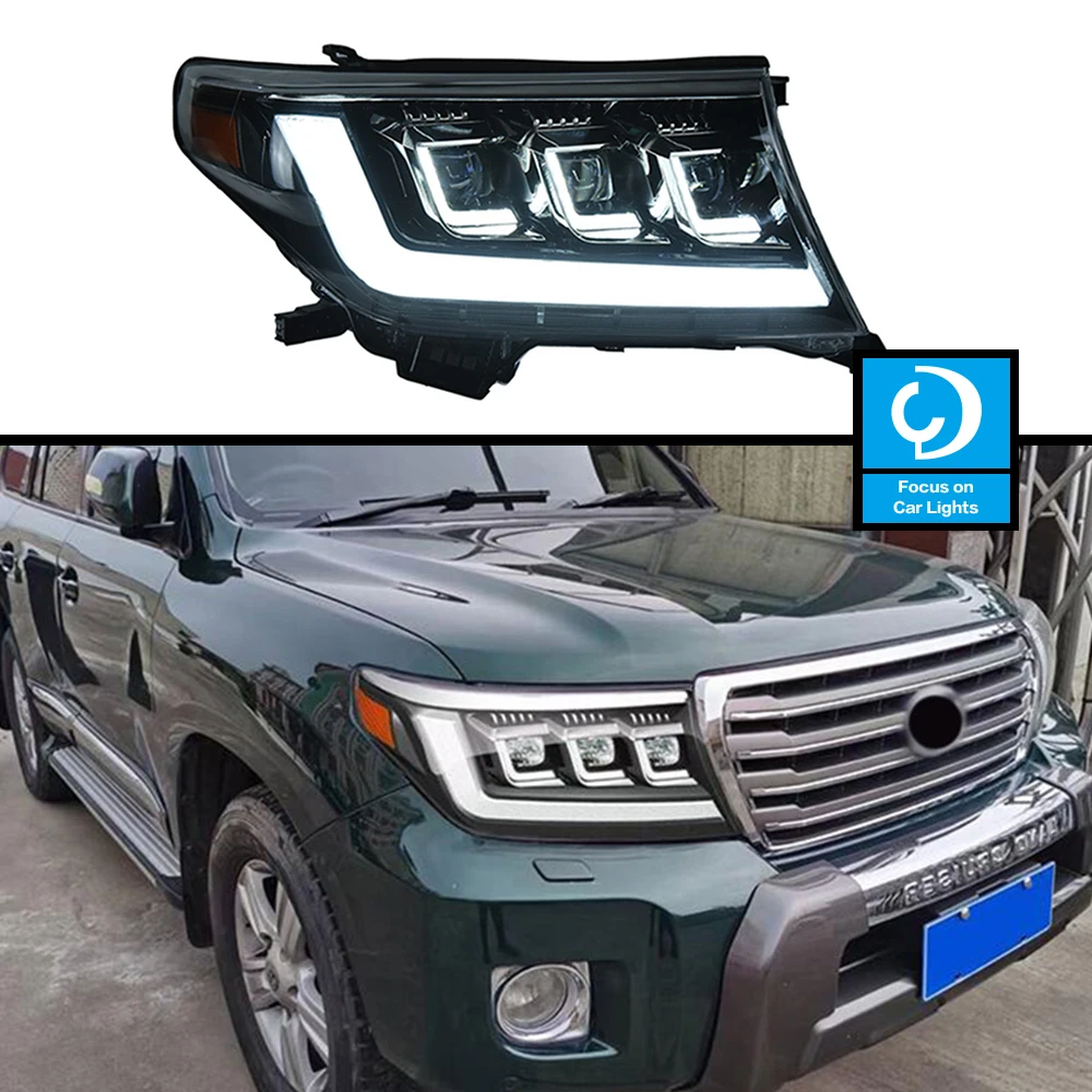 Car-Front-Headlight-For-toyota-Land-Cruiser-LED-2008-2015-HeadLamp ...