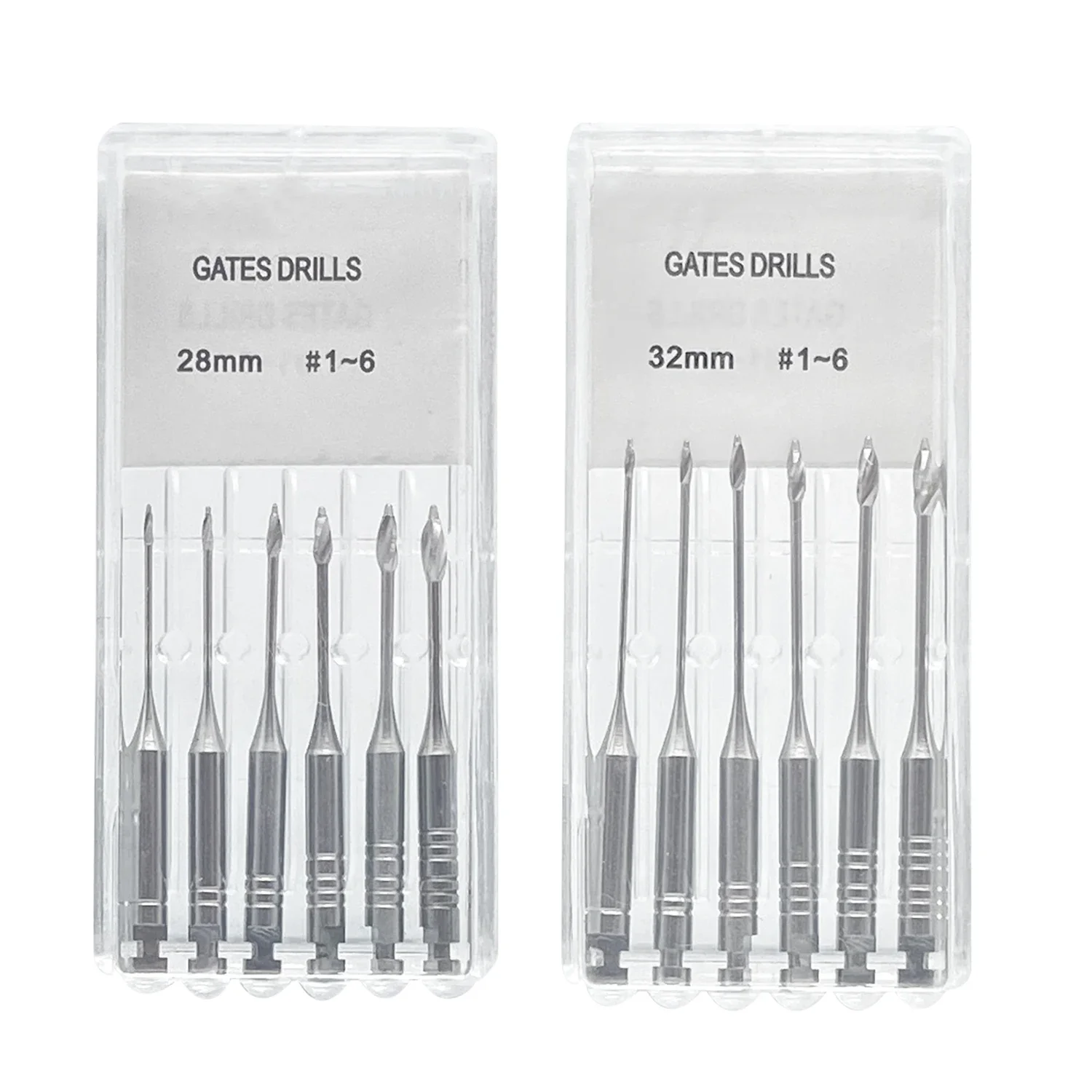 6Pcs/Pack Dental Endodontic Peeso Reamer Gates Drill Glidden Rotary ...