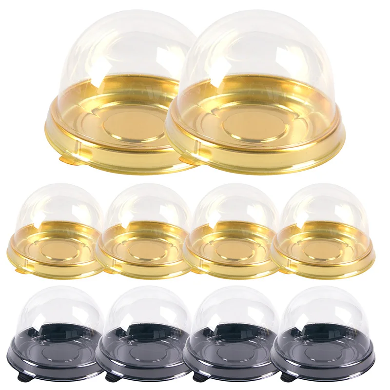 20-50pcs-Dessert-Cake-Box-Container-Transparent-Dome-Packaging-Box ...