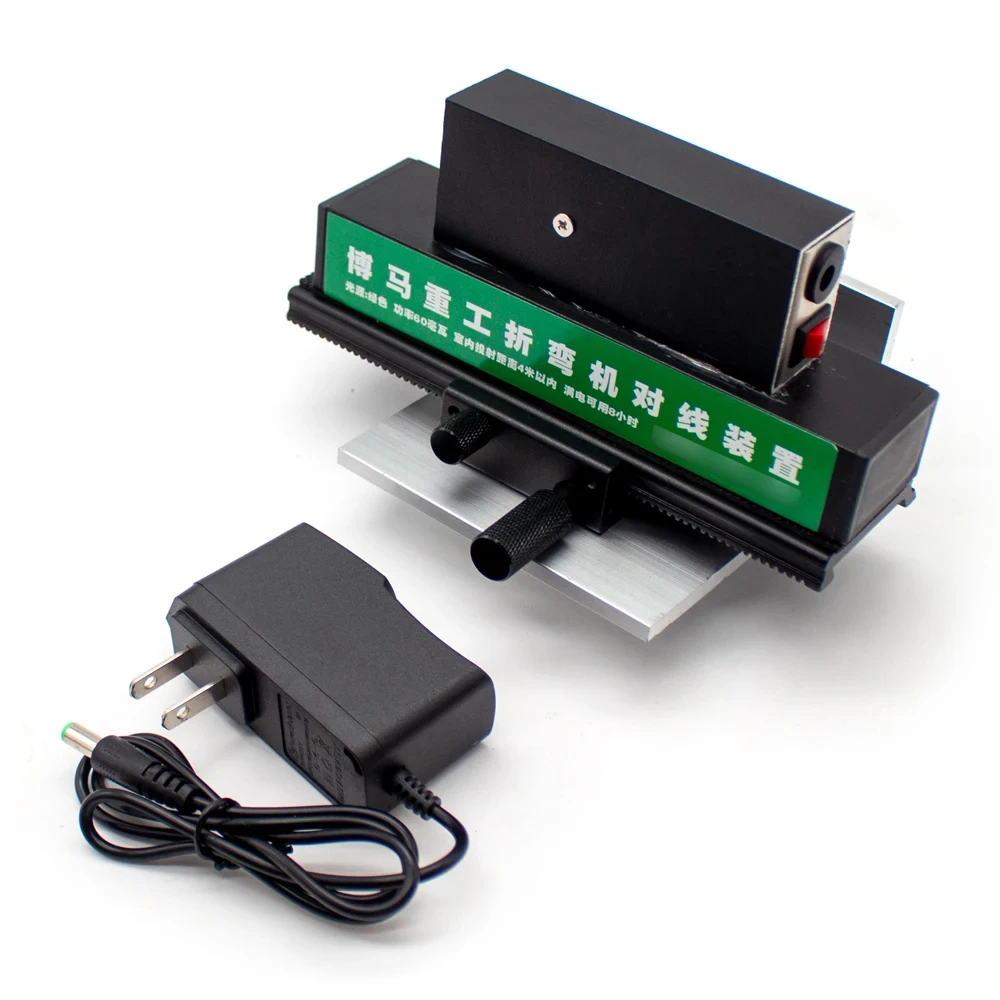 Alignment device for sheet metal shearing machine and bending machine ...