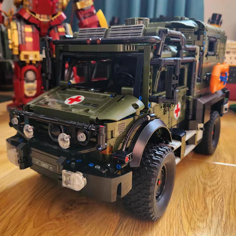 Technical-RC-APP-Military-Ambulance-Building-Block-Off-Road-Rescue ...