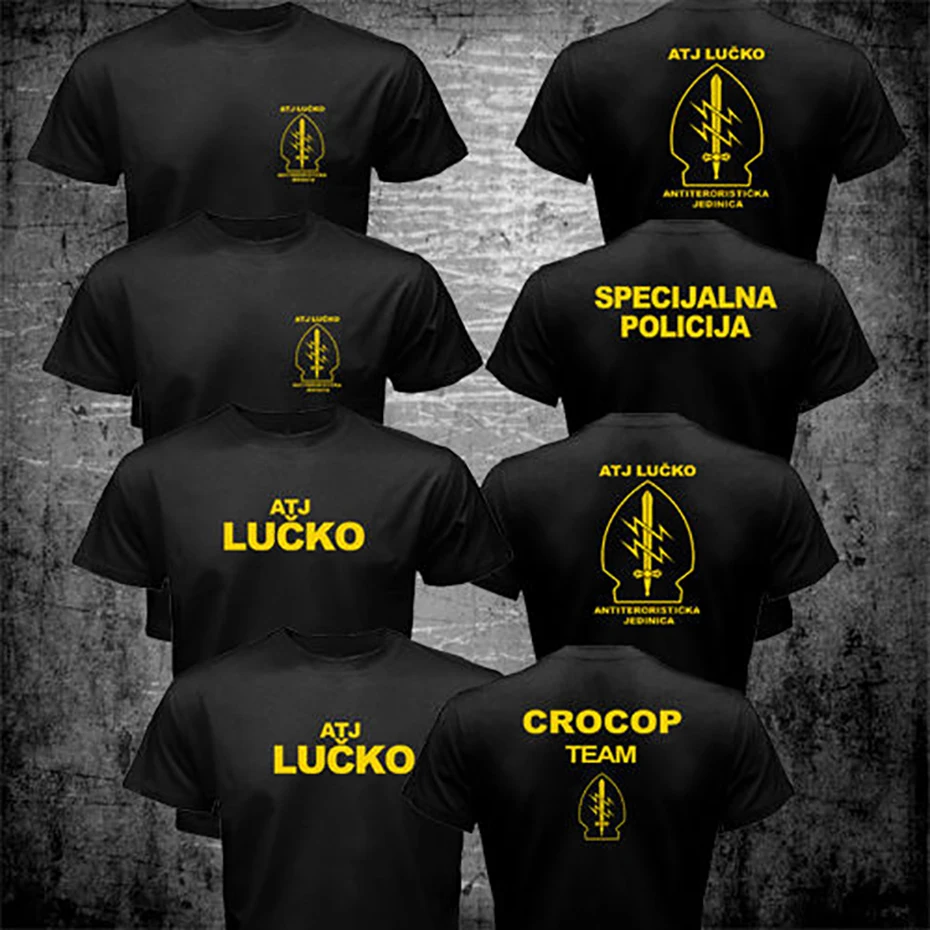 ATJ-LUCKO-Croatian-Counter-Terrorism-Special-Unit-Force-T-Shirt-Man-Men ...