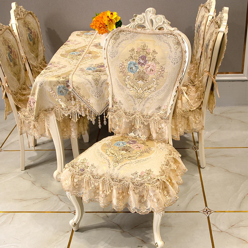 Luxury European Dining Table Chair Cover High Quality Dining Chair ...