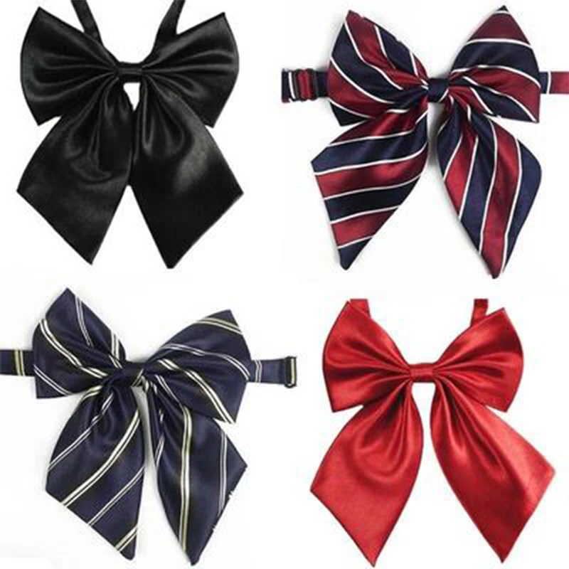 Fashion-Bowtie-Casual-Bow-Tie-For-Women-Uniform-Collar-Butterfly ...