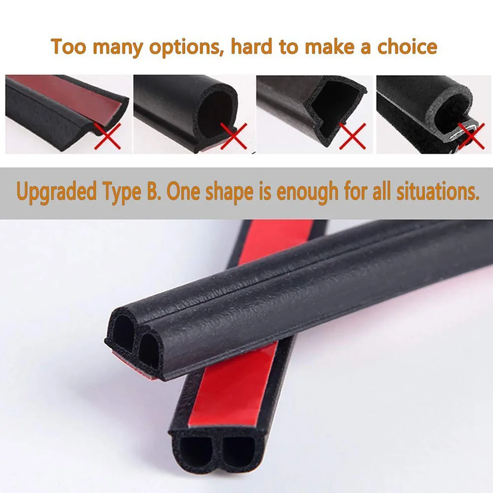 Automotive Door Seal 13.12 Ft Car Door Seal Strip - Upgraded Automotive ...