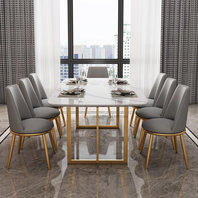 Marble Slab Dining Table