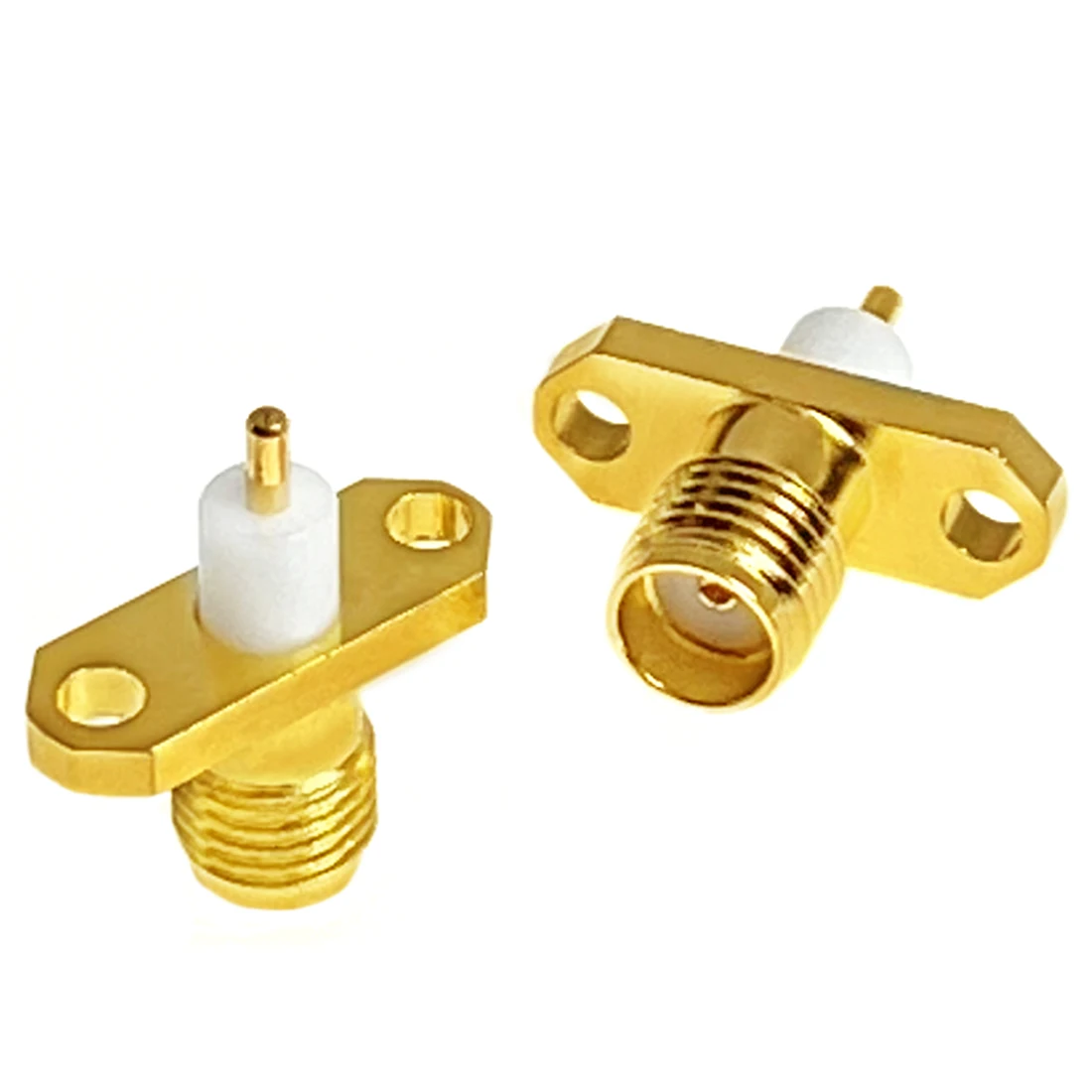 1pc-SMA-Female-Jack-RF-Coax-Connector-2-hole-Flange-Solder-Post ...
