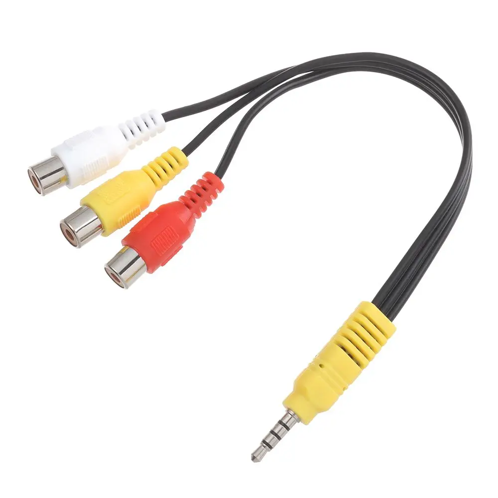 3.5MM To 3 RCA Cable Video Component AV Adapter Cable For TCL TV 3.5mm ...