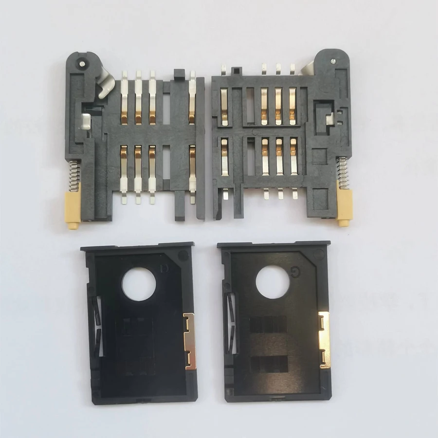 10PCS/Lot 91228-3001/91236-0001 SIM Card Holder Connector Slot 6+2P ...