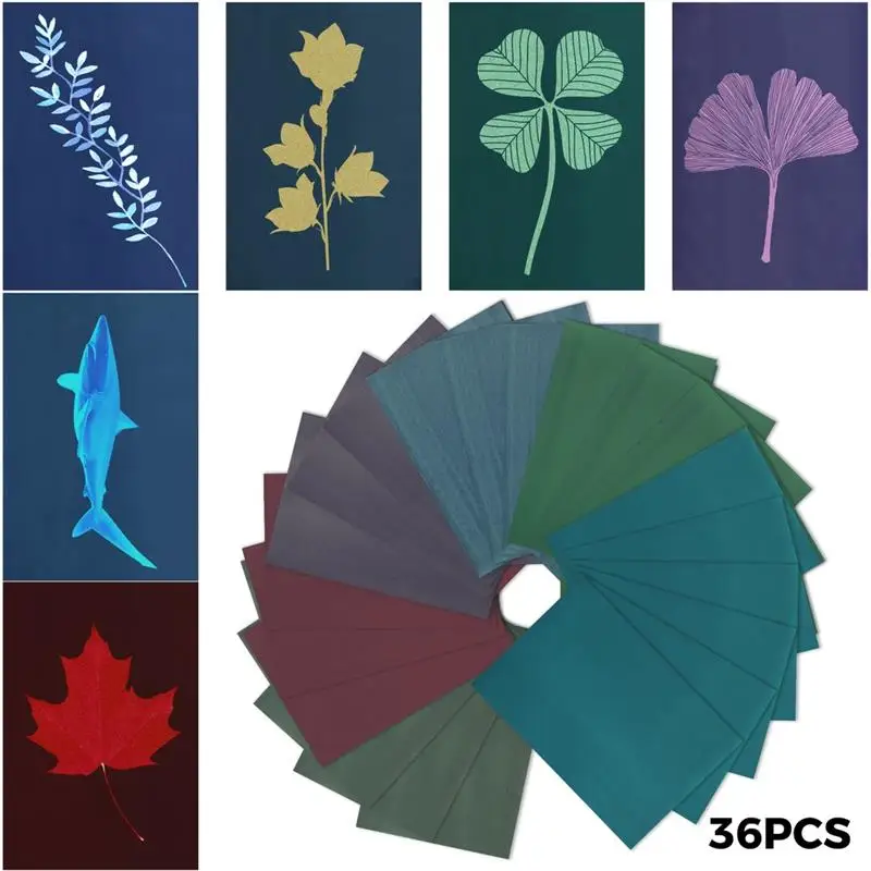 36Pcs-Sun-Print-Paper-A6-High-Sensitivity-Nature-Printing-Paper-Paper ...