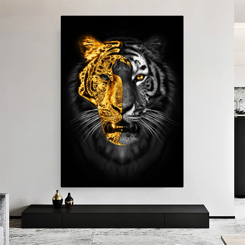 Islamic Calligraphy Art Tiger