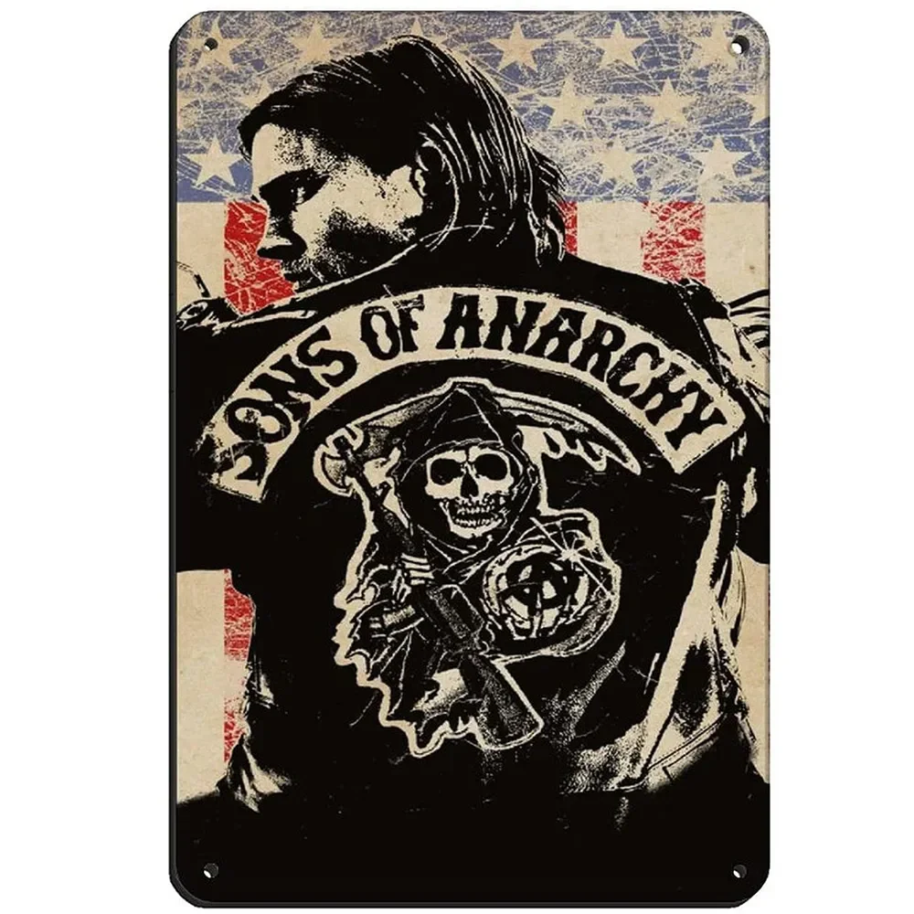 Metal-Tin-Sign-Sons-of-Anarchy-Fear-The-Reaper-Plaque-Poster-Farm-Home ...