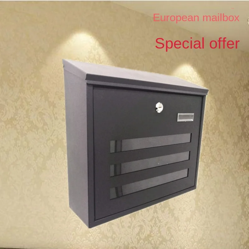 34X27CM Special Price High end Metal Mailbox with Lock Comments ...