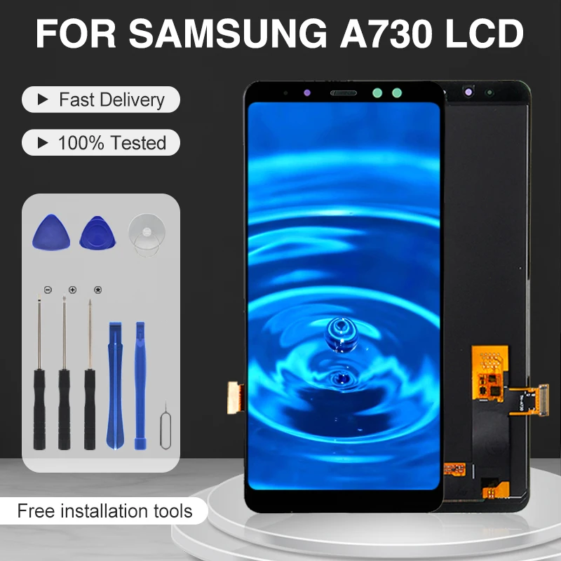 Oled 6.0 Inch A8 Plus 2018 Display For Samsung Galaxy A730 Lcd Touch ...
