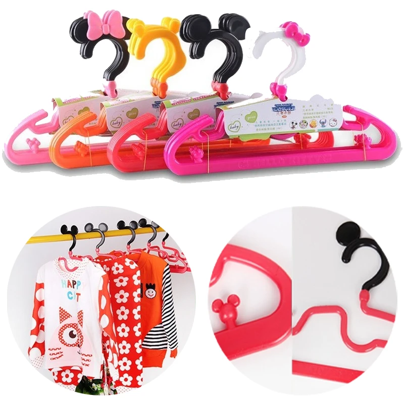 Disney Mickey Minnie Mouse Baby Creative Hanger Rack Baby Clothes ...