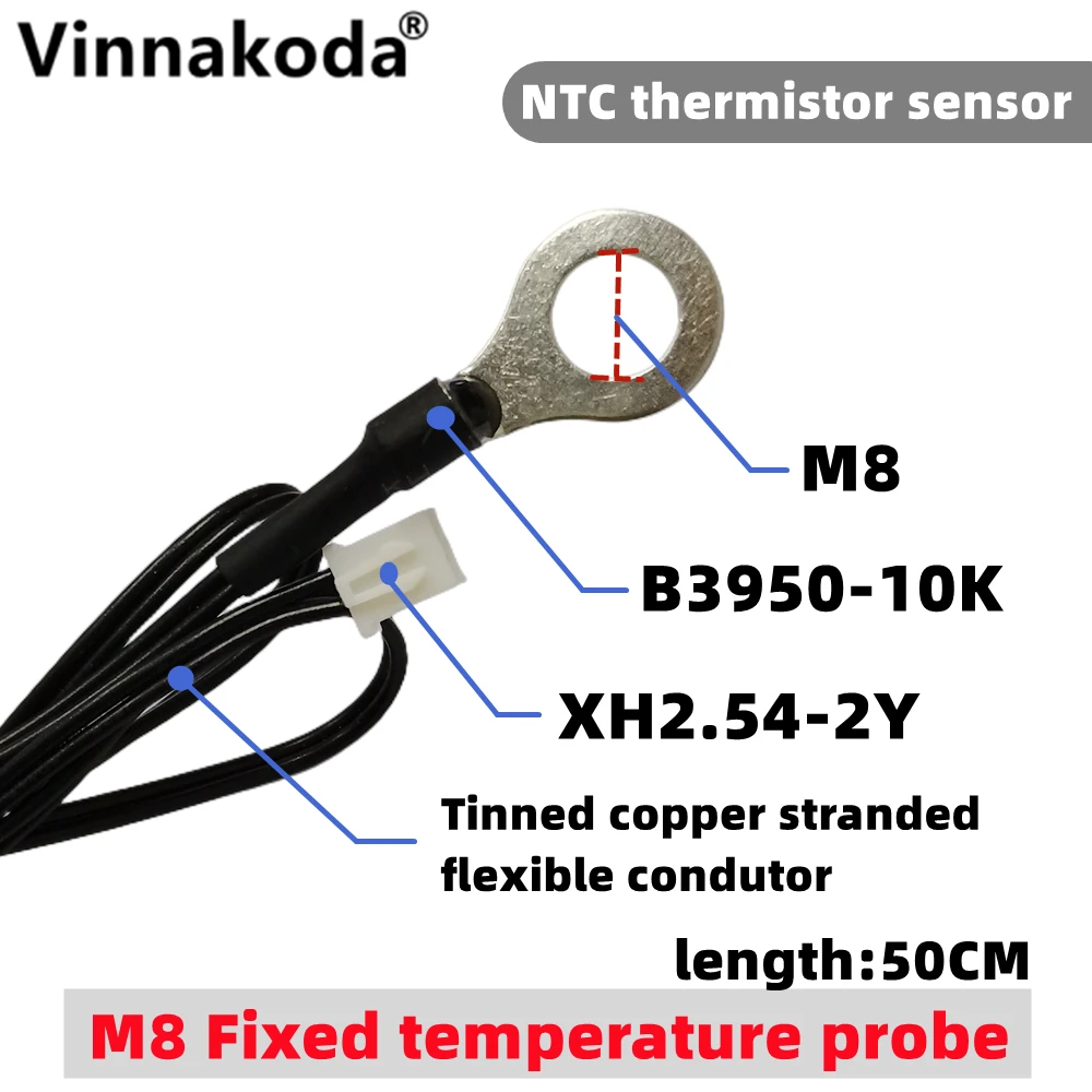 M8-surface-fixed-temperature-probe-NTC-10K-B3950-1-thermistor-negative-temperature-coefficient ...
