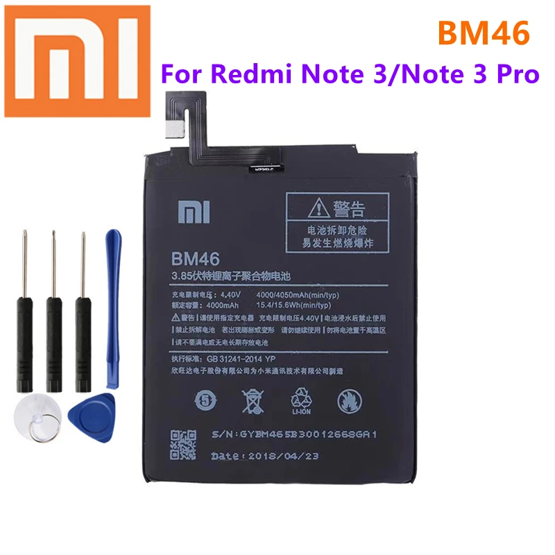 New Original BM46 High Capacity 4000mah Mobile Phone BM46 Battery For ...