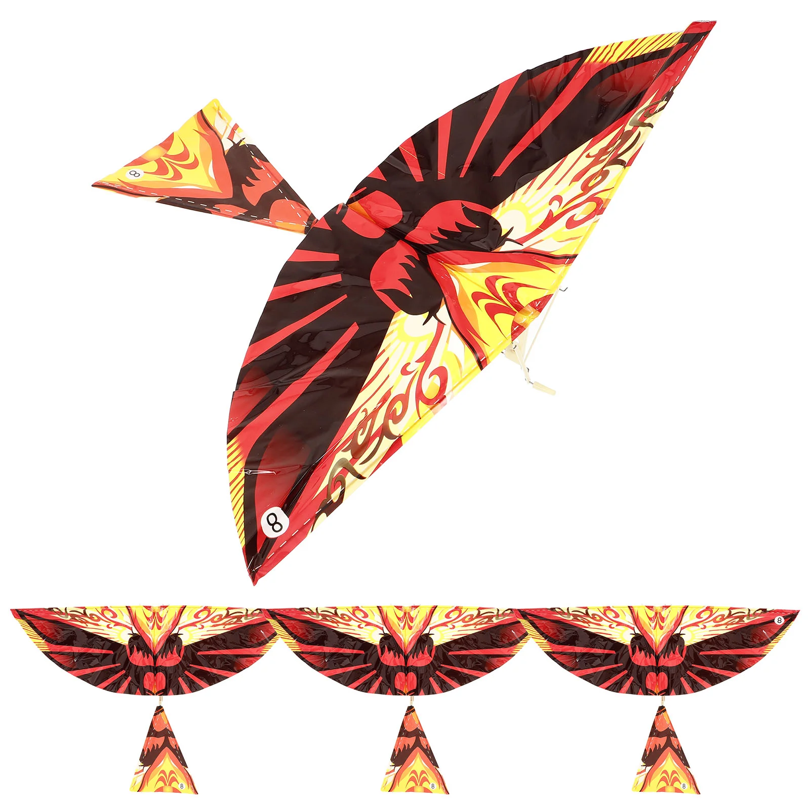 4-Pcs-Manual-Assembled-Toy-Flying-Bird-Child-Toys-Throw-Glider-Throwing ...
