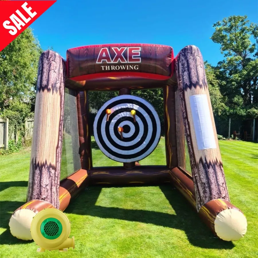 New Interesting Inflatable Hatchet Dart Board Air Axe Throwing Sport ...