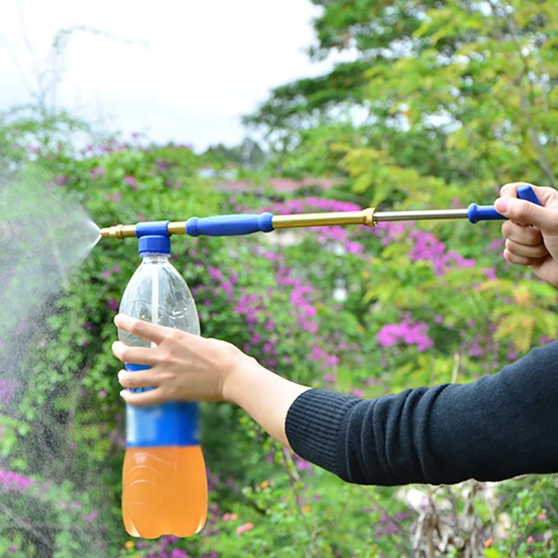 Double Head Drink Bottle Sprayer High Pressure Air Pump Garden ...