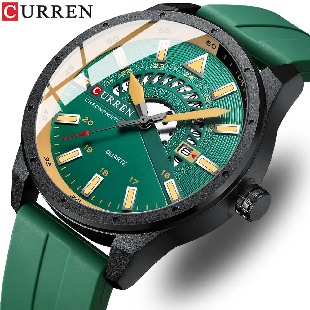 CURREN-Mens-Watches-Top-Brand-Luxury-Quartz-Watch-Men-Fashion-Silicone ...