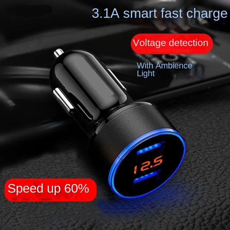 3.1A LED Display USB Phone Charger Car Charger for opel astra g j h ...