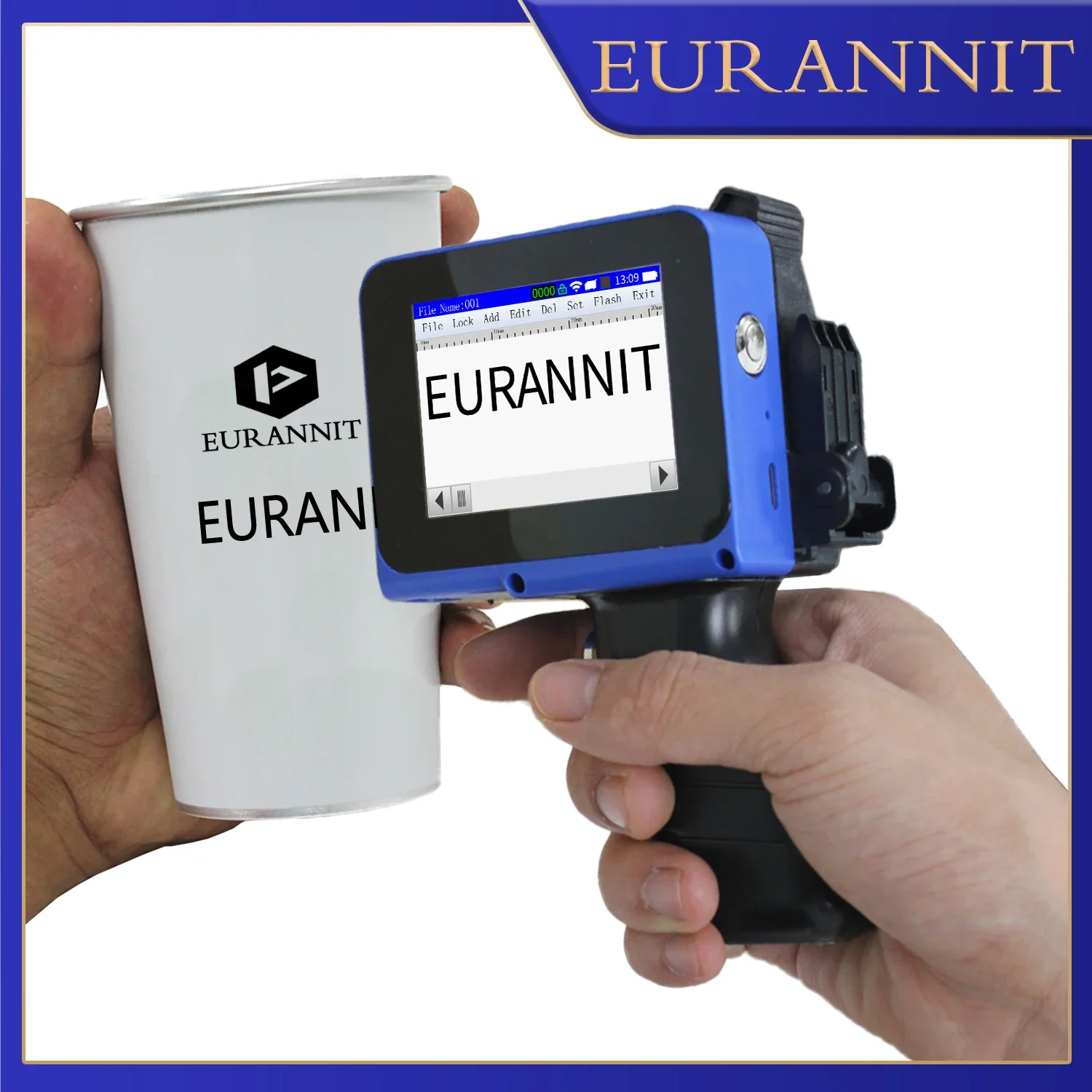EURANNIT E12 12.7mm Portable Mini Printer Split Mini Inkjet Printer ...