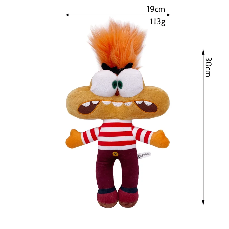 New Inside Out 2 Plush Anxiety Doll Cute Joy Fear Anger Disgust Sadness ...