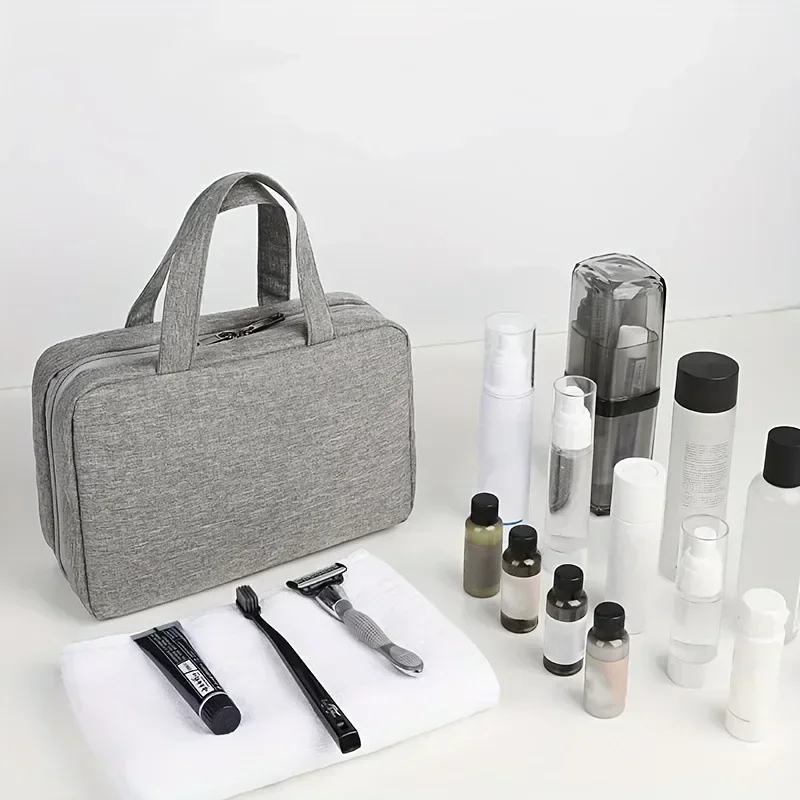 Portable Men's Grooming Bag with Multifunctional Dry Wet Separation ...