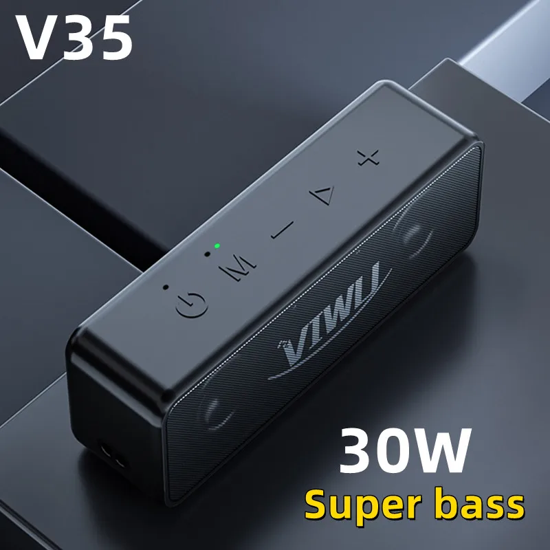 V35-Portable-Wireless-Bluetooth-Speakers-True-Stereo-Super-Bass-Sound-TWS-30W-Waterproof-IPX6 ...