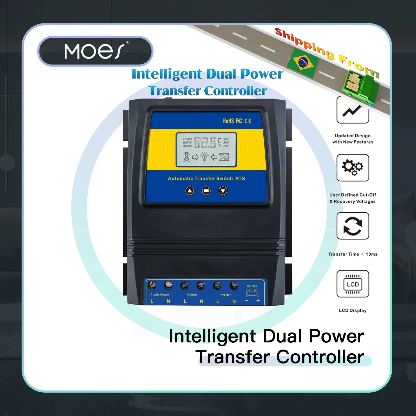 Automatic-ATS-Dual-Power-Transfer-Switch-Solar-Charge-Controller-for ...