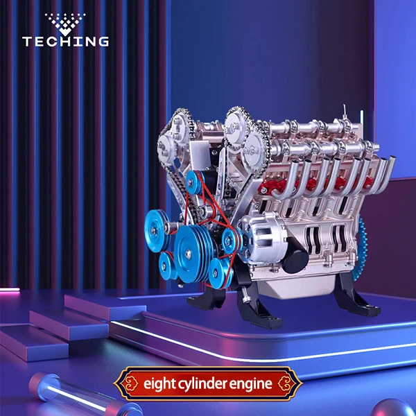 Engine-model-toy-metal-Children-s-building-blocks-Assemble-the-model ...