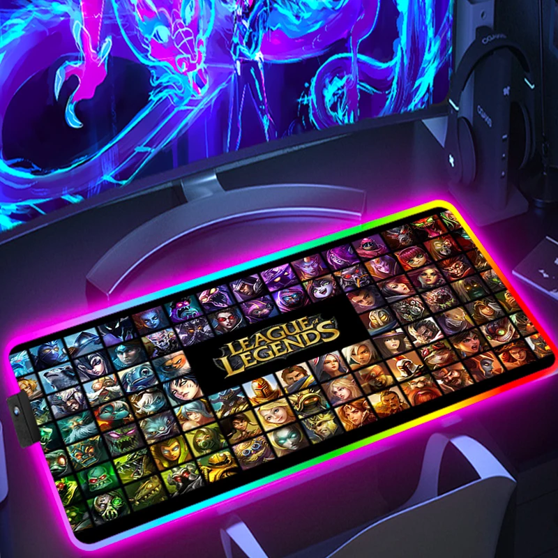 Lol Mouse Gaming Pad Gamer Keyboard, Protector de escritorio ...