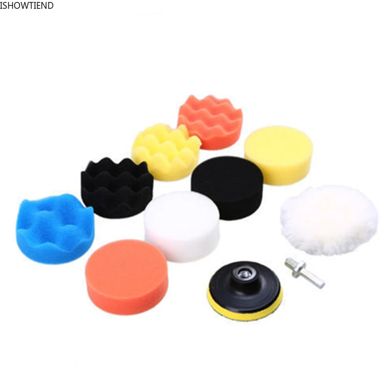 Car-Polishing-Disc-Buffing-Waxing-Sponge-Wool-Wheel-Car-Polisher-Drill ...