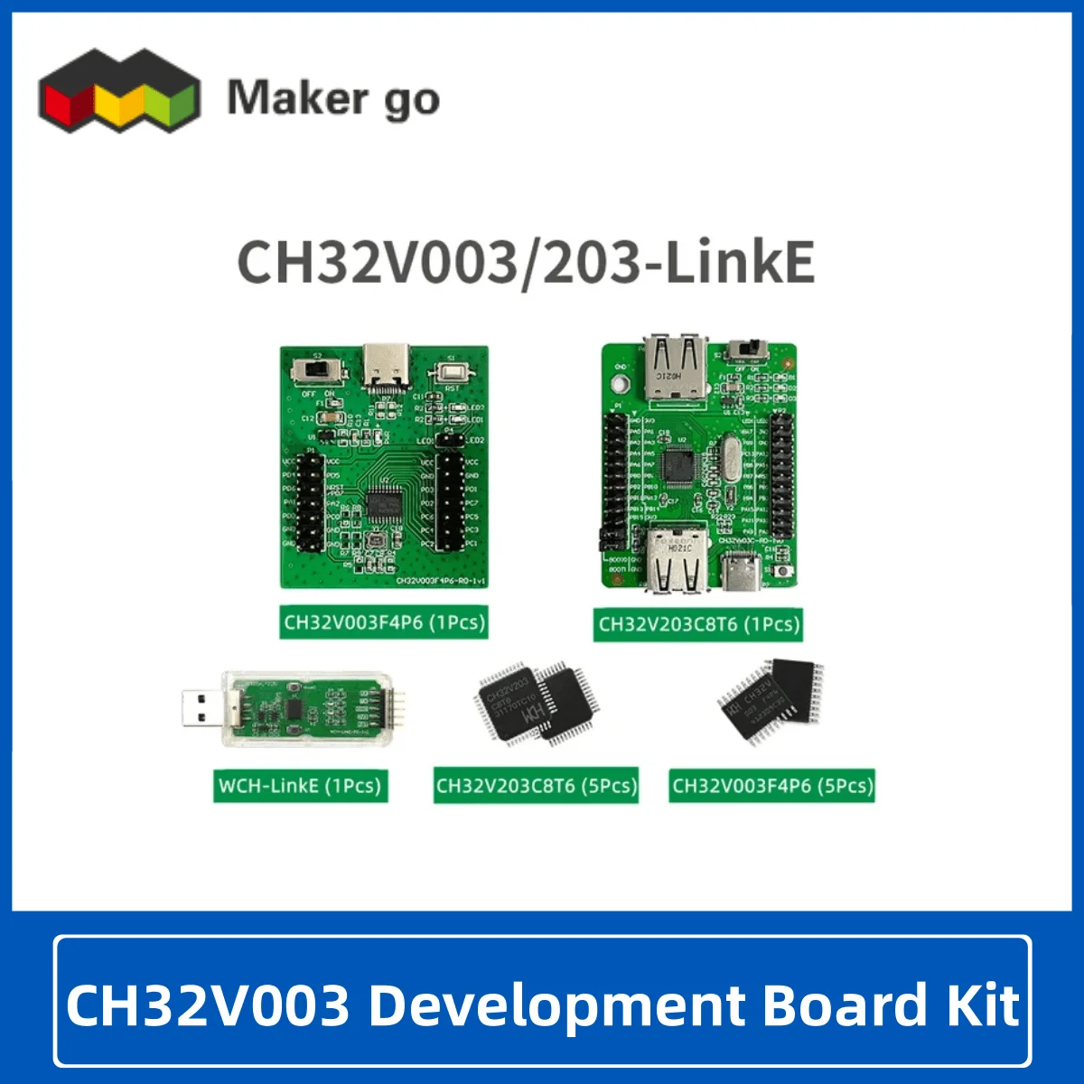 CH32V003-development-board-kit-CH32V203-evaluation-board-32-bit-general ...