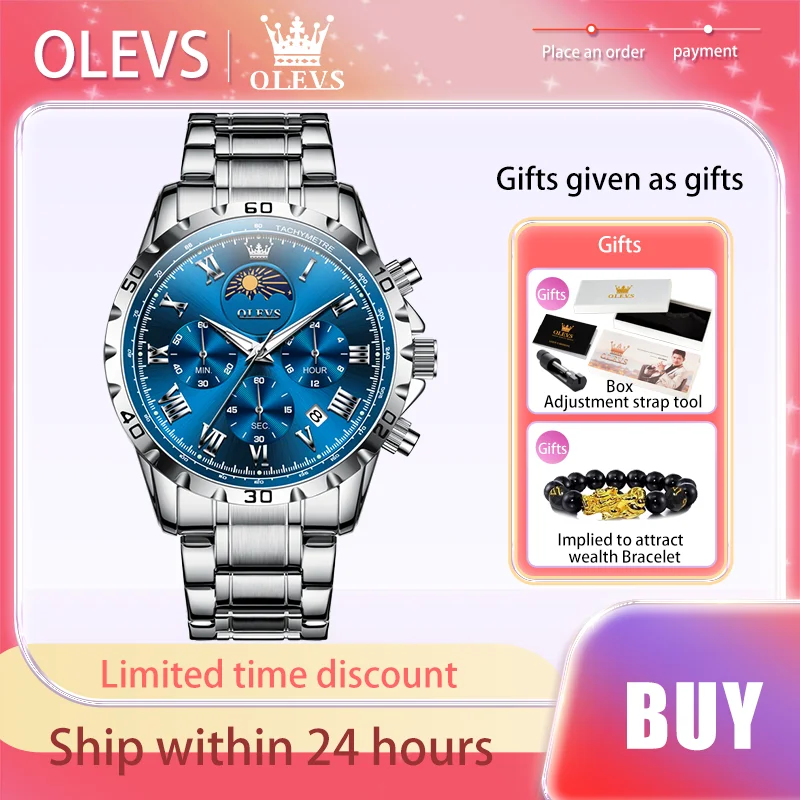 OLEVS-Moon-phase-Original-Men-s-Watches-Luminous-Skeleton-Calendar ...