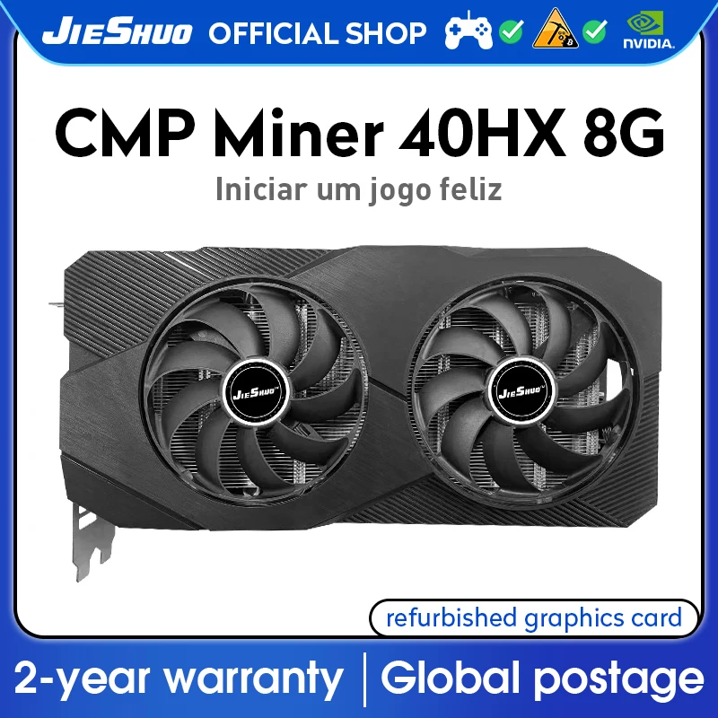Jieshuo Cmp 40hx 10gb Professional Mining Graphics Card Cmp 40hx Brand ...