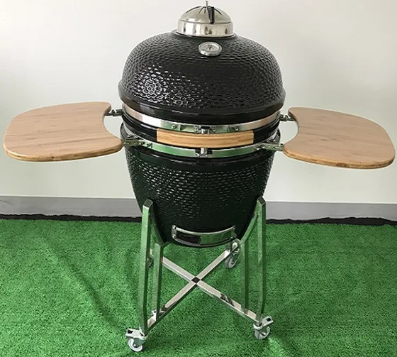 charcoal-bbq-grill-egg-shape-grill-with-moveable-stand-ceramic-barbecue ...