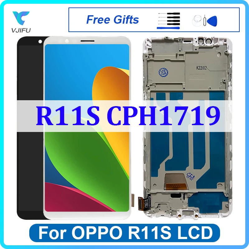 6.01" Original LCD For OPPO R11S Display Screen With Frame CPH1719 ...