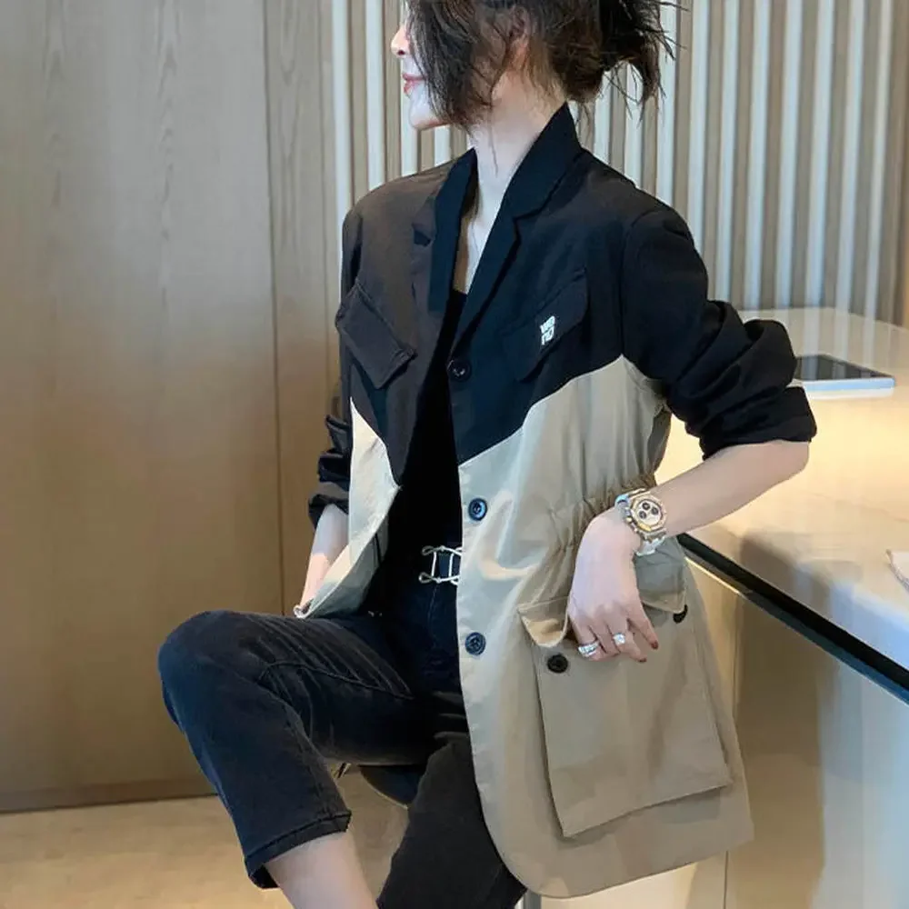 Women-s-Blazers-Colorblock-Jacket-Dress-Female-Coats-and-Jackets ...