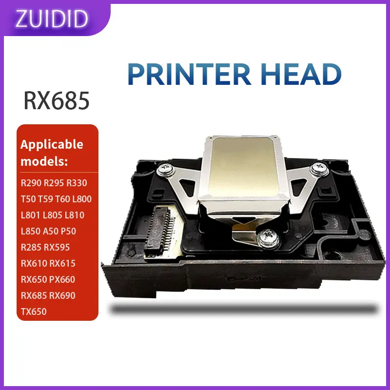 RX685 Printhead Print Head For Epson RX690 TX650 R290 R295 R330 T50 T59 ...