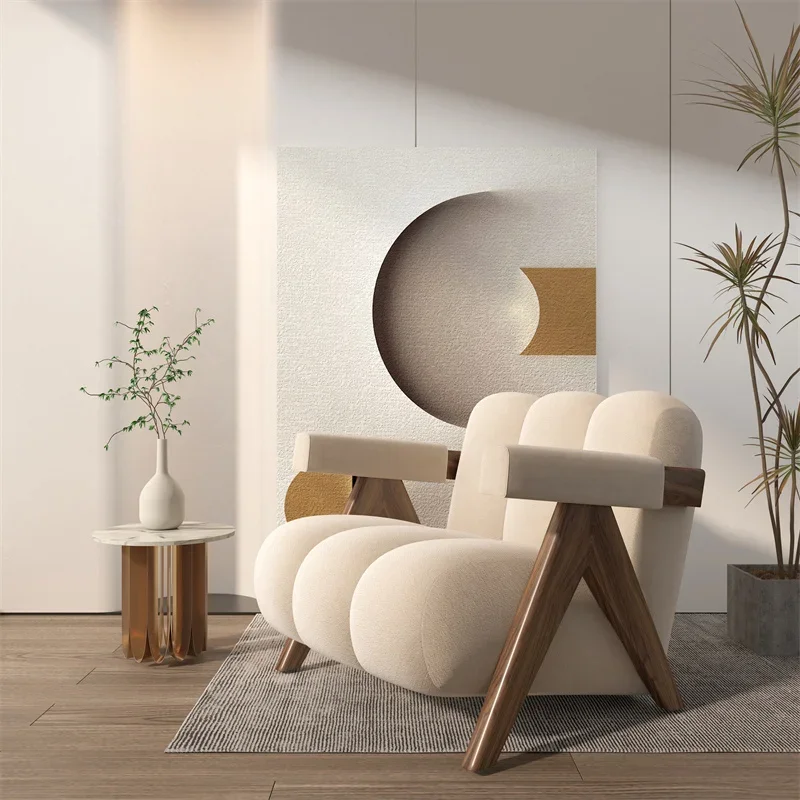 Single-Armchair-Sofa-Wood-Legs-Lounge-Individual-Bedrooms-Xxl-Foam ...