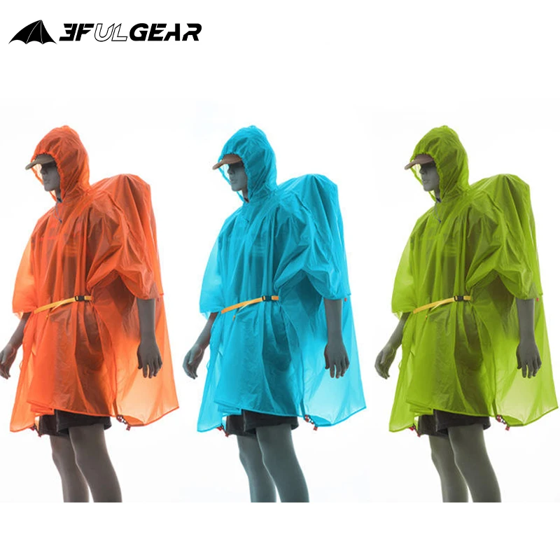 3F-UL-GEAR-3-in-1-Ultralight-Hiking-Cycling-Raincoat-Outdoor-Awning ...