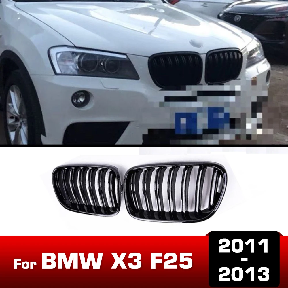 For BMW X3 F25 Car Front Bumper Kidney Grille Racing Grill 2011-2013 ...