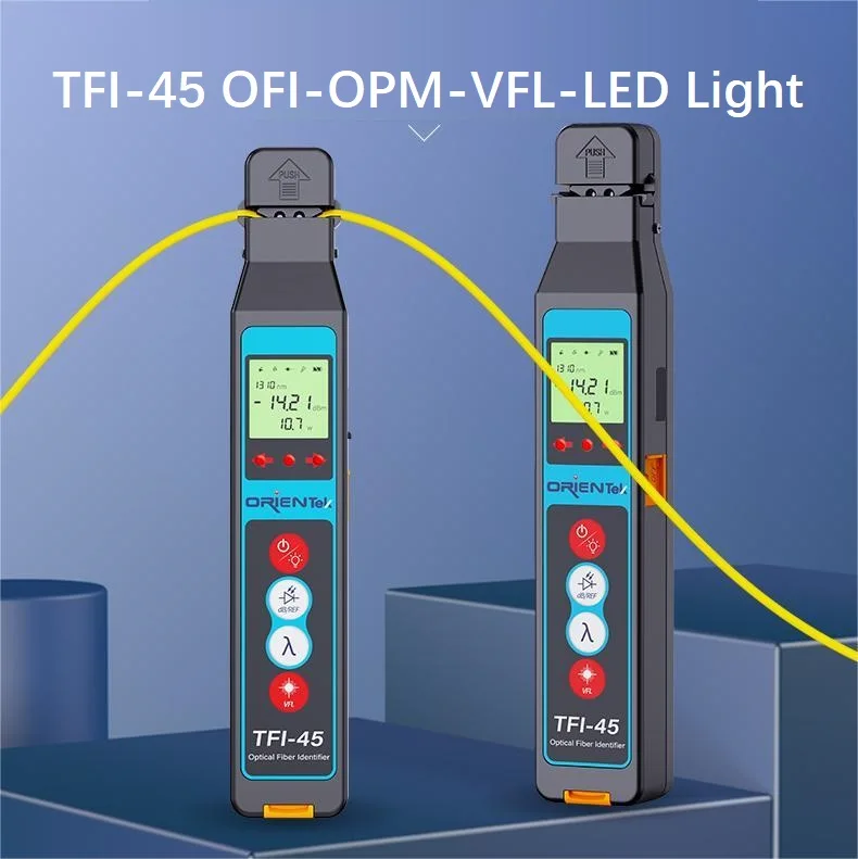 Orientek TFI-40V TFI-45 Optical Fiber Identifier + VFL + LED light, OFI ...
