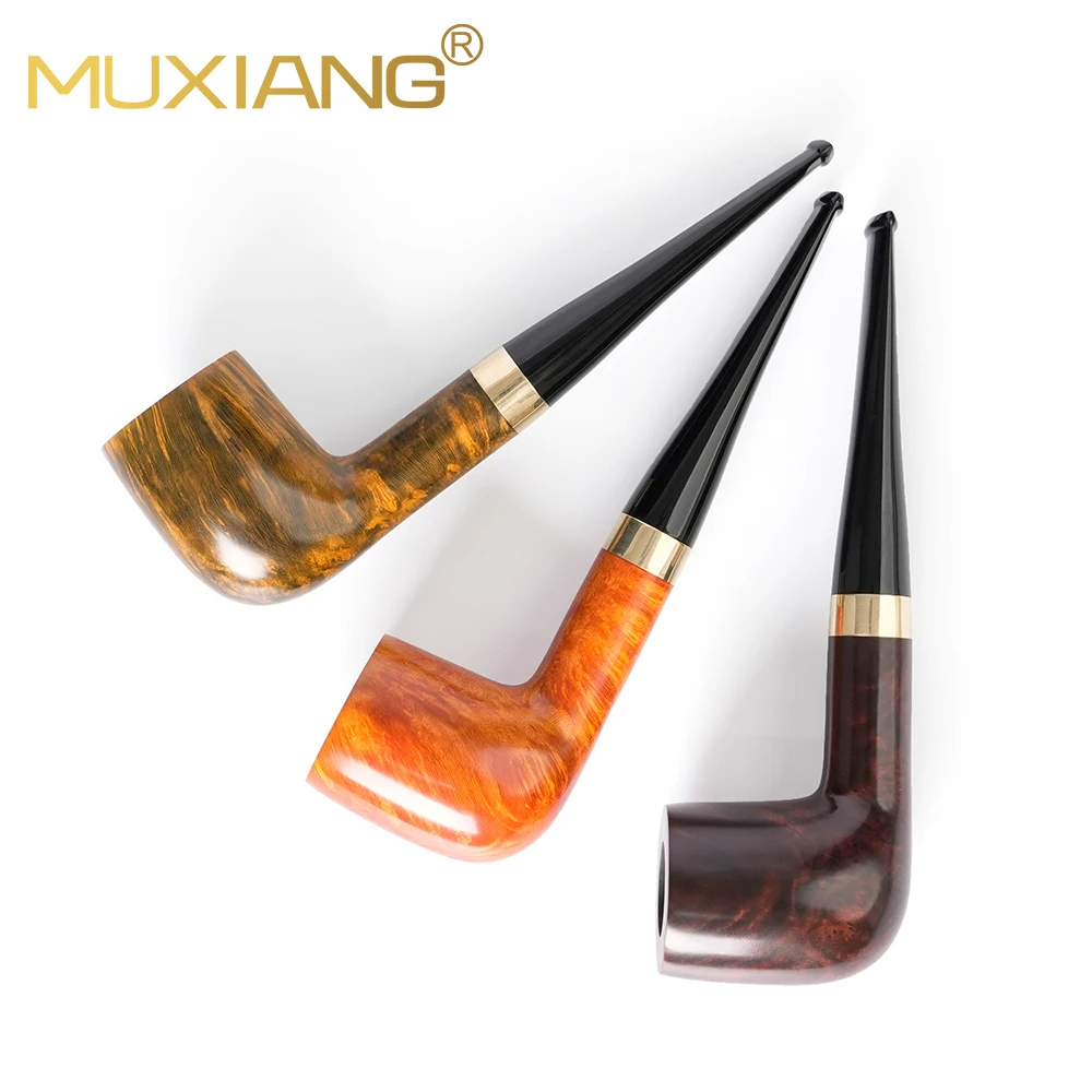 Handmade Briar Tobacco Pipe, Classic Beginner Smoker's 9mm Channel With ...