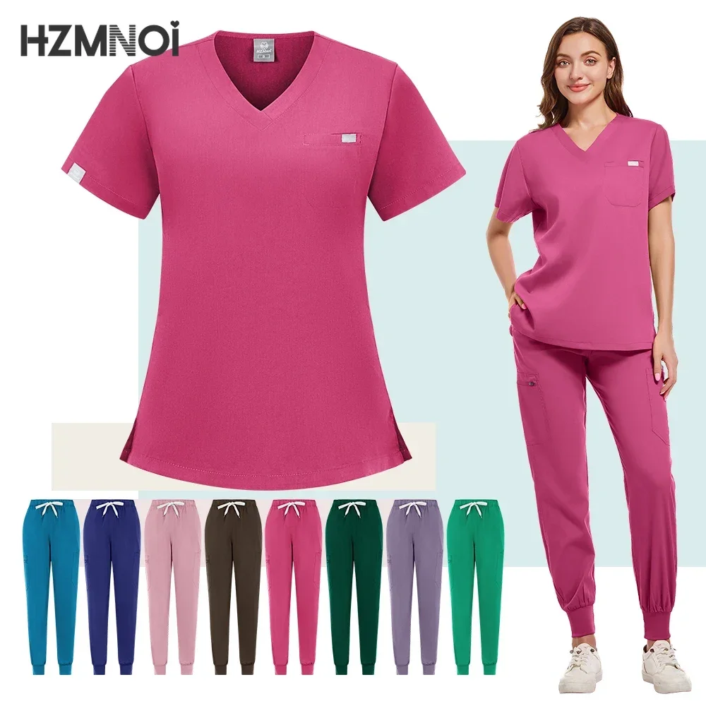 Multicolor-Pharmacy-Nurse-Uniform-Unisex-Short-Sleeved-Hospital-Doctor ...