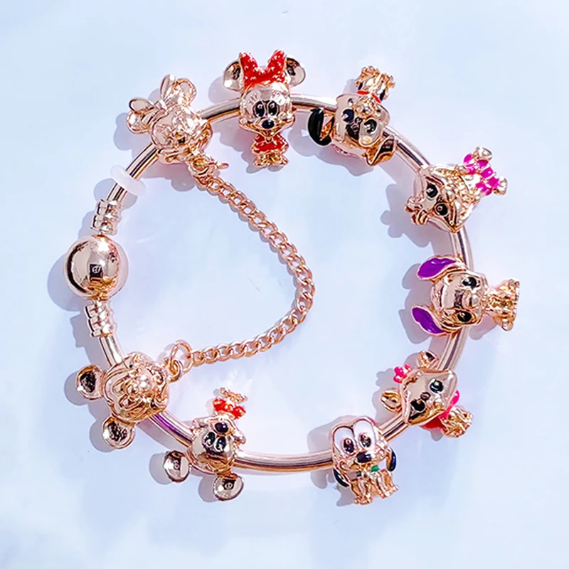 Disney-pulsera-de-Mickey-y-Minnie-Mouse-para-hombre-y-mujer-brazalete ...